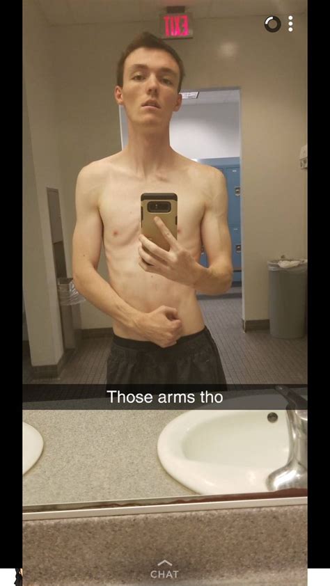 Skinny Guy Body Selfie