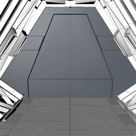 공상 과학 터널 3d 모델 6 3ds C4d Fbx Obj Free3d