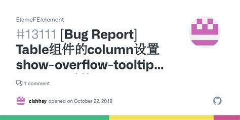 Bug Report Table组件的column设置show Overflow Tooltip为true，同时使用popover