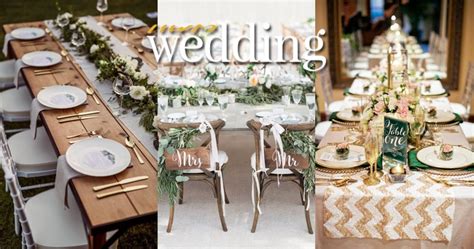 โต๊ะทานอาหารงานแต่งงาน กับ 19 ไอเดีย ที่แต่งตามได้ด้วยตัวเองง่ายๆ