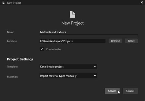 Step 1 Import Content And Create The Background Kanzi Framework 396 Documentation