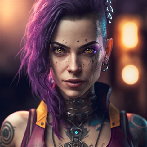 Épinglé Sur Dnd Refs Personnages Féminins Cyberpunk Personnages
