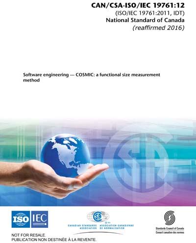 CAN CSA ISO IEC R Software Engineering COSMIC A Functional Size Measurement