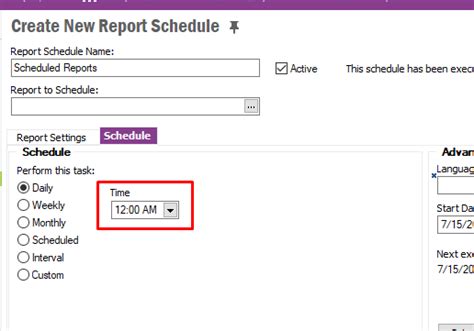 Time In The Scheduled Tasksreports Ifs Community