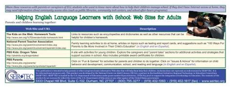 Helping English Language Learners With School Southeast