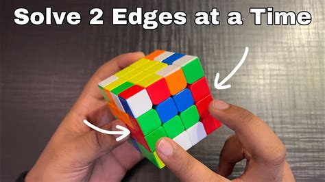 “4x4 Rubiks Cube” Intermediate Edge Pairing Technique Youtube