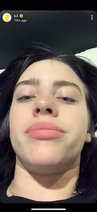 Billie Eilish Via Snapchat Story June 20th Youtube