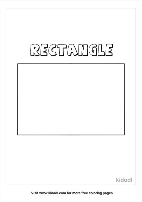 Rectangle Coloring Page