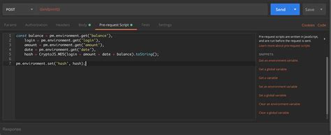 get body variables from pre request script help hub postman community