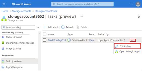 Criar Tarefas De Automação Para Gerenciar E Monitorar Recursos Do Azure Azure Logic Apps