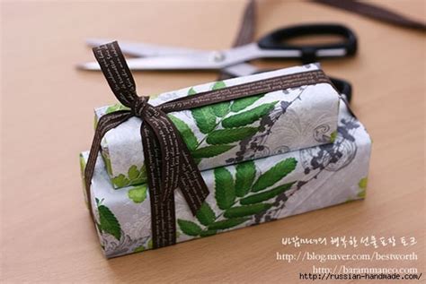 Упаковка подарков для мужчин. Три мастер-класса