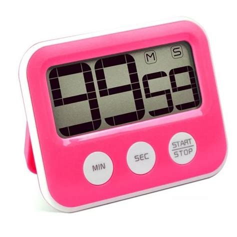 Digital Count Down Timer Kitchen Timer Pink Bunnings Australia