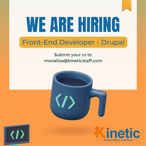 Kinetic Innovative Staffing On Linkedin Hiring Frontenddeveloper Drupal Webdevelopmentjobs