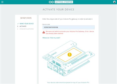 arduino pro gateway already claiamed mkr wan 1300 arduino forum
