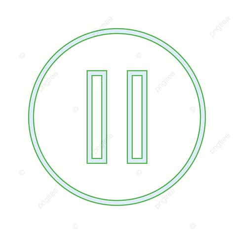 아름 다운 일시 정지 버튼 라인 벡터 아이콘 아이콘 아이콘 그래픽 Png 일러스트 및 벡터 에 대한 무료 다운로드 Pngtree