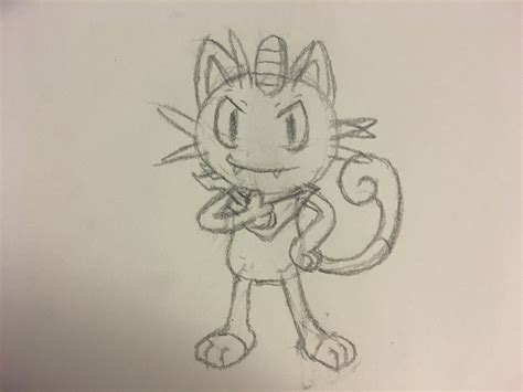 Artstation Meowth Doodle Request
