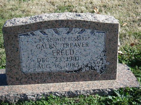Galen Treaver Freed Find A Grave Memorial