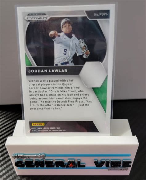 Jordan Lawlar 2021 Panini Prizm Draft Picks Pdp6 Rookie Card Rc Ebay