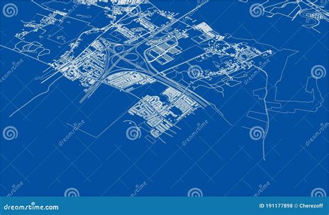Outline City Concept Wire Frame Style Stock Illustration Illustration Of Building Paris