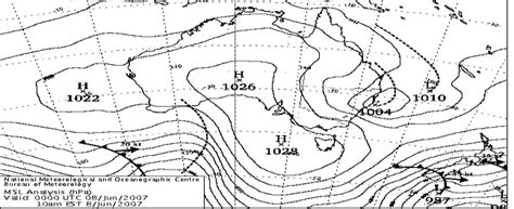The Synoptic Chart 08 Jun 2007 0000 Utc Bom 2019 Download