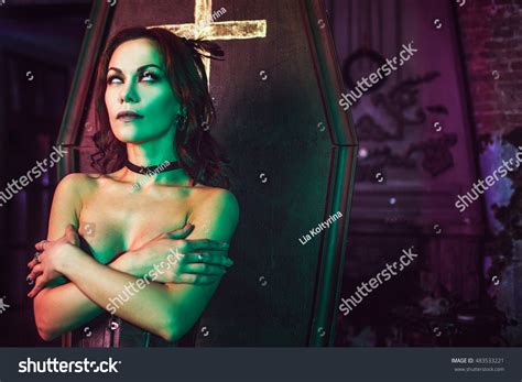 Female Vampire Coffin Images Stock Photos Vectors Shutterstock