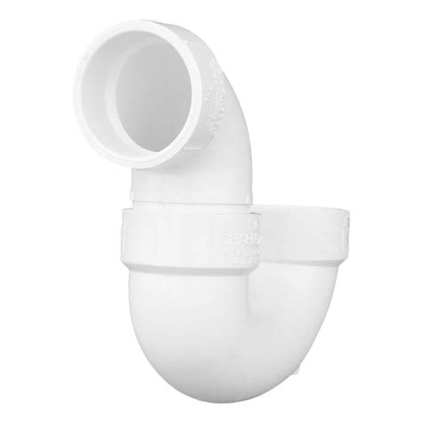 Charlotte Pipe 1 12 In Dwv Pvc P Trap With Solvent Weld Joint