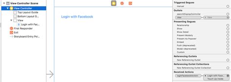 Ios Customized Facebook Login Button After Integration Stack Overflow