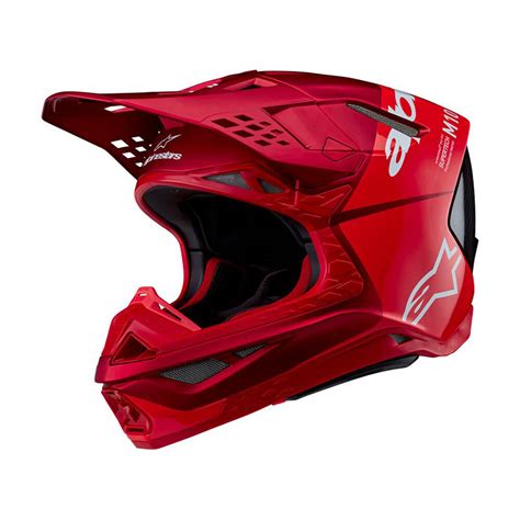 Alpinestars Supertech M10 2206 Flood Helmet Red Motostorm En