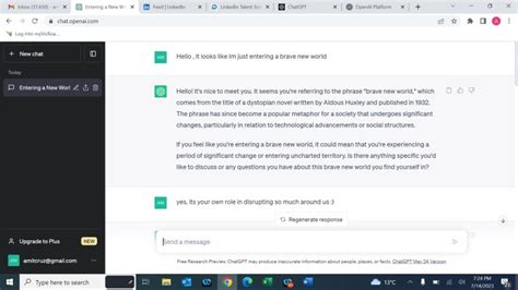 Amit Cruz On Linkedin Myexperimentswithgenerativeai Chatgpt