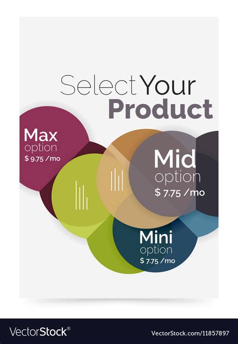 Business Layout Select Your Product With Sample Vector Image Business Layout Select Your Product With Sample Vector Image