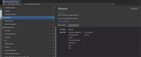 Compilation Error In Legacyjointbakingsystemcs When Physics Engine