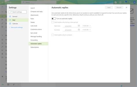 How To Set Automatic Replies In Outlook