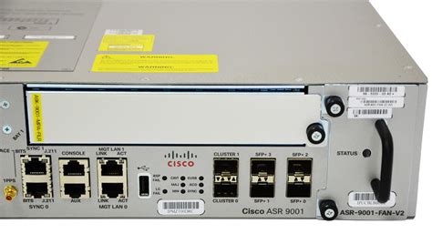 Asr 9001 4x 10g Sfp 2x Zasilacz 750w Ac 2ru 2x Mpa 240 Gbps Fib