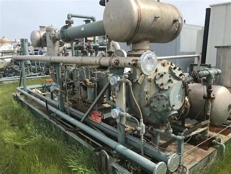 Used Gardner Denver Model Mlgb 250 Hp Motor Two Stage Digester Gas