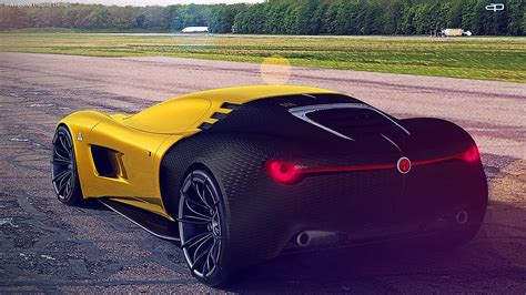 Futuristic Alfa Romeo C18 Concept Car By Antonio Paglia Tuvie