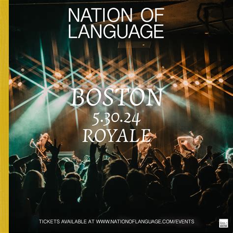 Nation Of Language Royale Boston