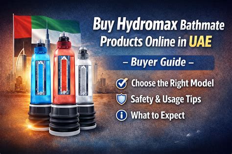 Buy Hydromax Bathmate Products Online In Uae Buyer Guide