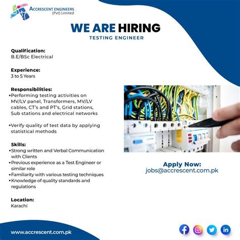 Azmat Ullah On Linkedin Accrescent Engineers Pvt Ltd Is Looking For A Testing Engineer For…