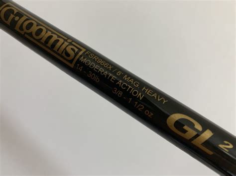 剛竿！ G Loomis Fsr 966x グリップカスタム 8ftのフリッピングロッド Gl2 検索 ルーミス ノースフォークコンポジット