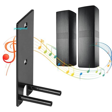 Wall Mount Metal Bracket Black Speakers Mounting Brackets For Bose Lifestyle 650 [youngtrend Ph