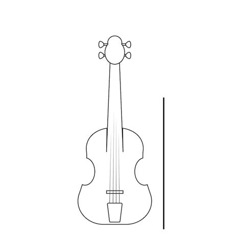 Premium Vector Violin Vector Icon