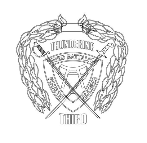 3rd Battalion 4th Marines Svg File Etsy