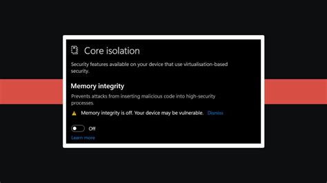Fix Windows Memory Integrity Is Keeps Turning Off