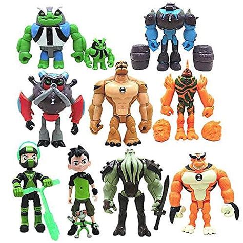 Provide Ben Toys Ben Action Figures Ben Grey Matter Rath Hot Shot Slapback Armored