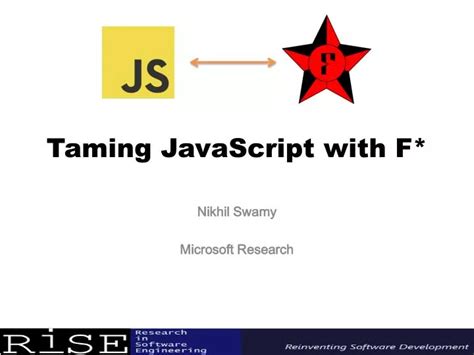 Ppt Taming Javascript With F Powerpoint Presentation Free Download