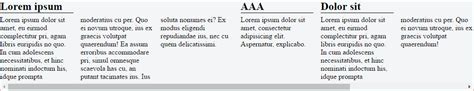 Html Horizontal Columns With Multicolumn Headers Stack Overflow