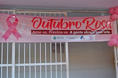 Prefeitura De Picos Outubro Rosa Em 15 Dias Saúde De Picos Ampliou 125 A Oferta De Exames De