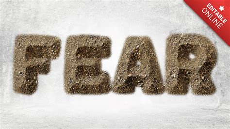 Fear Text Effect Generator TextStudio