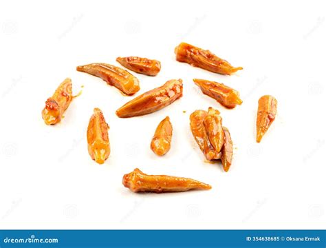 Stewed Okra Cooked Bamya Fruits Isolated Traditional Asian Dish Bamia