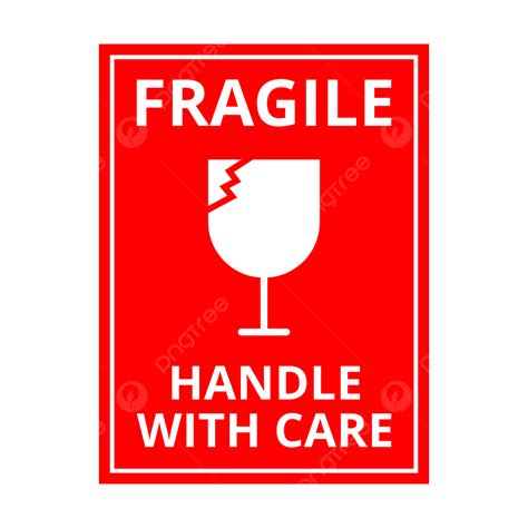 Fragile Shipping Stickers Protect Your Delicate Items Flexible